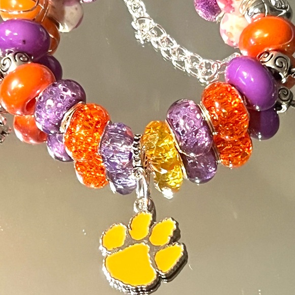 Jewelry | Clemson Tigers Inspired Charm Bracelet | Poshmark